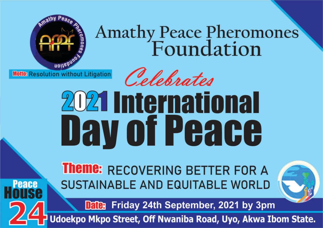 Projects · International Day of Peace 2021 & Formal Opening of PEACE ...